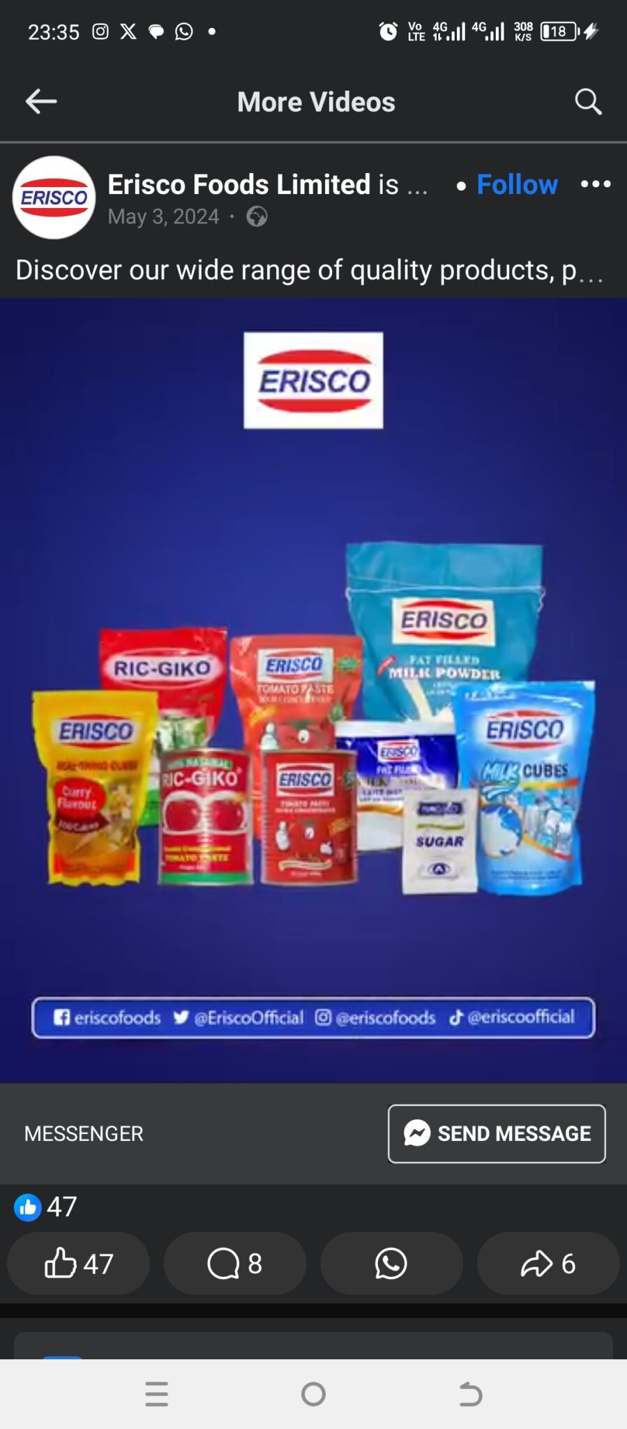 Chief Dr. Eric Umeofia || The Man Behind Erisco Foods - Nnewi City