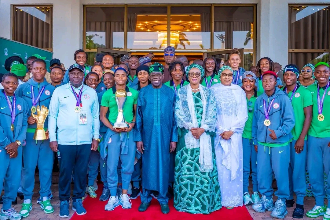 President Tinubu Hosts Super Falcons After Historic WAFCON 2025 Victory ...