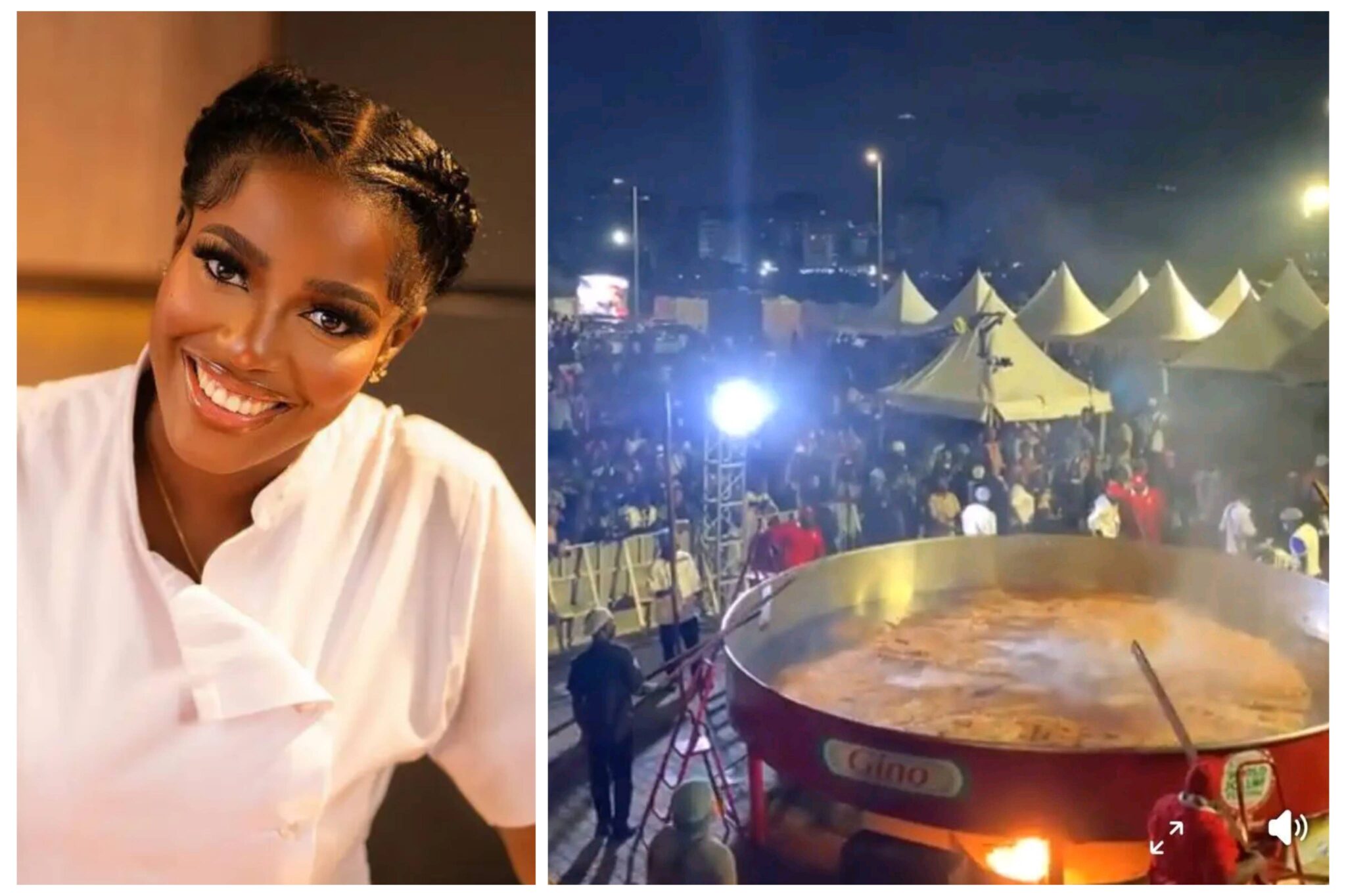 Hilda Baci Sets Guinness World Record with Largest Pot of Jollof Rice ...